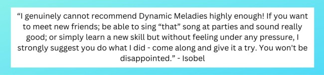 Taster Singing Class | Dynamic Meladies